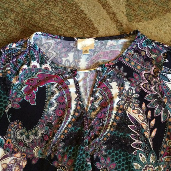 Misia | Tops | Misia Paisley Print Womens Blouse | Poshmark